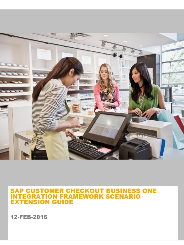 SAP Customer Checkout B1if Scenario Extension V - 2.0 | PDF | Point Of ...
