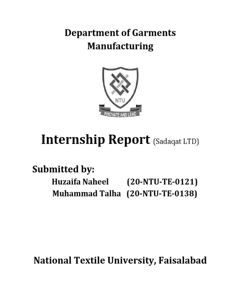 Internship Report of Shadaqat Mill | Download Free PDF | Seam (Sewing) | Sewing Machine