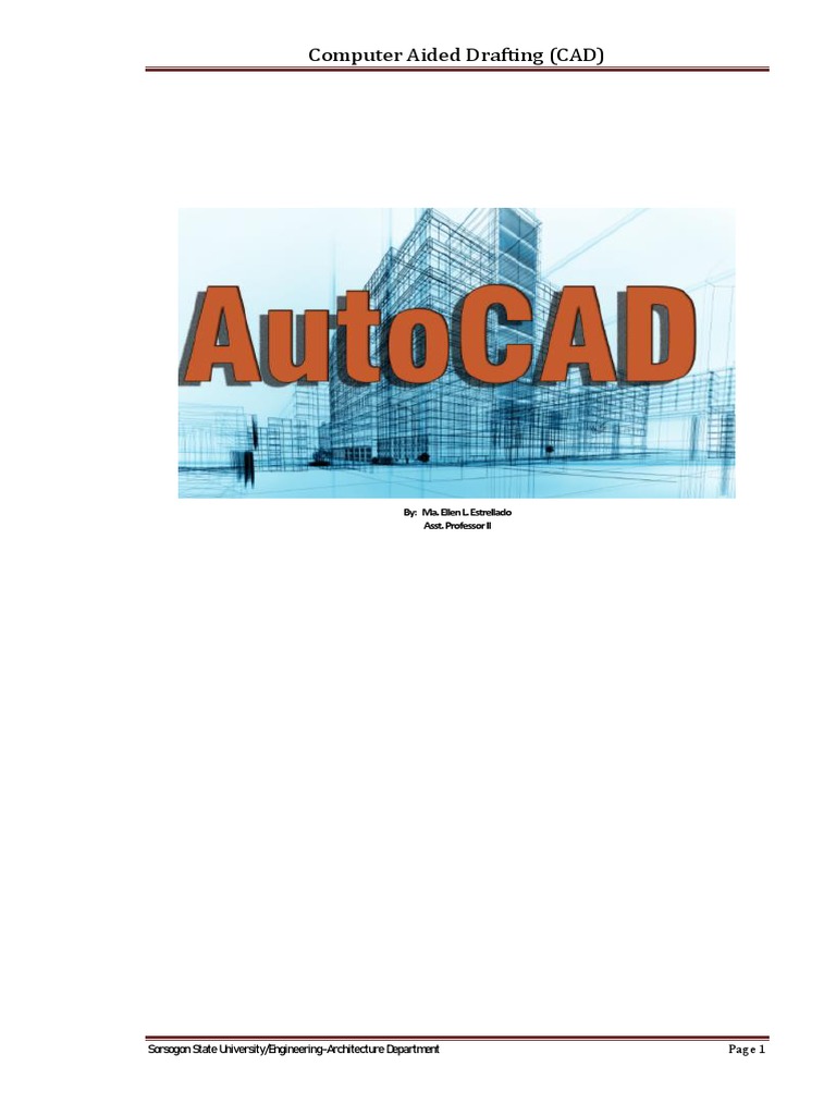 Cadd 2d Module Complete 2021 | PDF | 3 D Computer Graphics | Coordinate ...