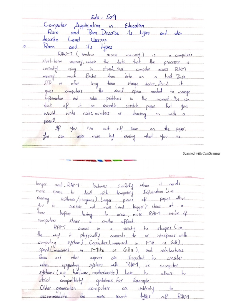 B.ed Computer Assignment | PDF