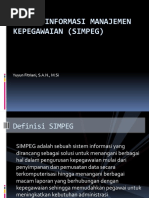 Buku Petunjuk SIMPEG - BKD Kab. Wonosobo | PDF