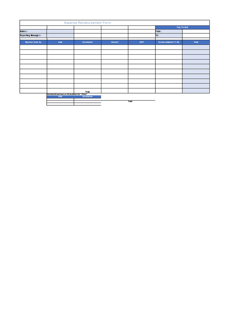 expense sheet (1) | PDF | Expense