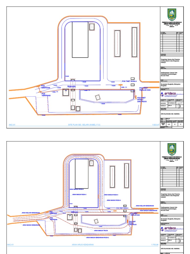 Site Plan Pembangunan Roro Bengkalis | PDF