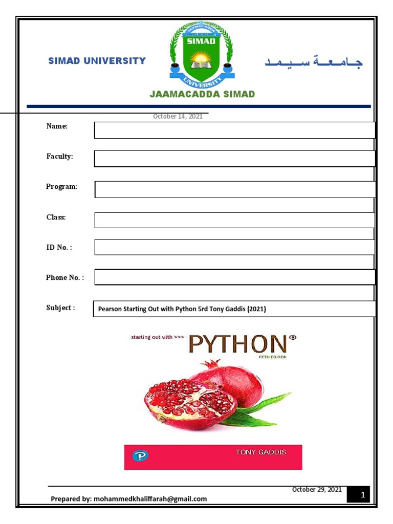 Ch5 Python Pdf Parameter Computer Programming Subroutine