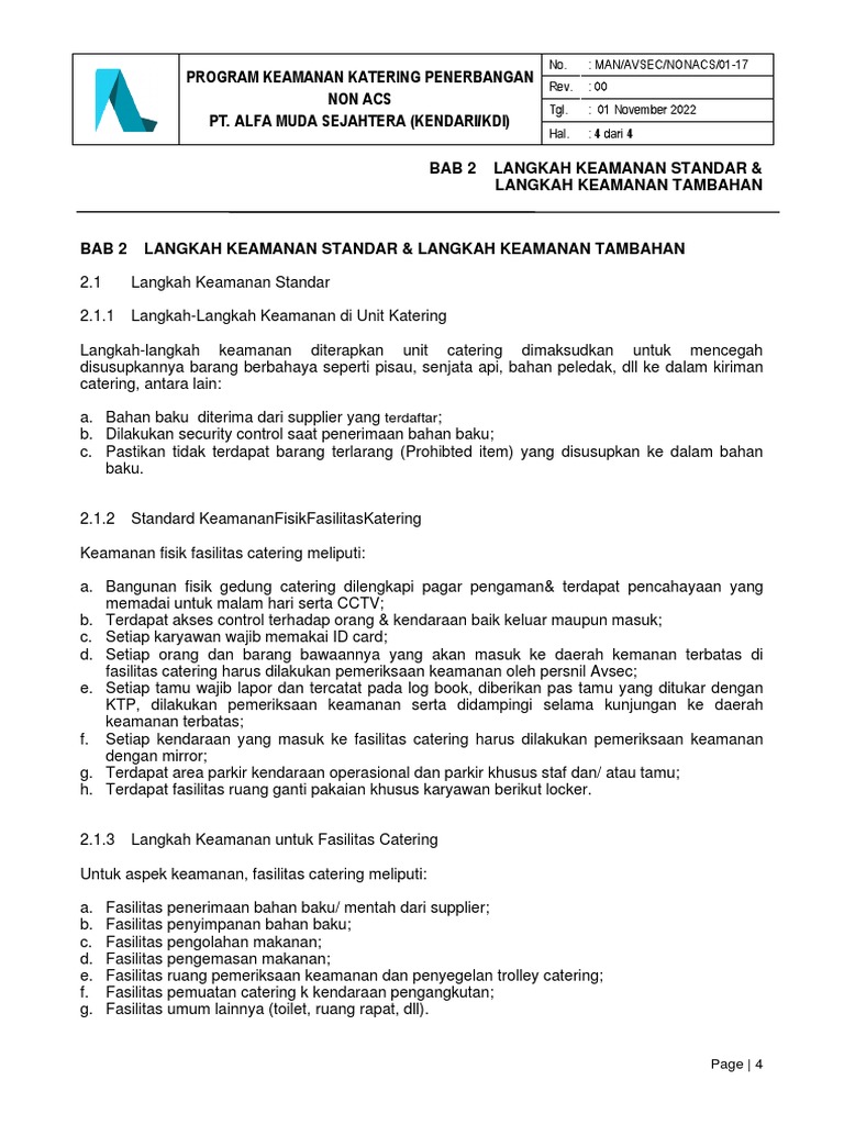 Bab 2 - Langkah Keamanan Standar Dan Langkah Keamanan Tambahan | PDF