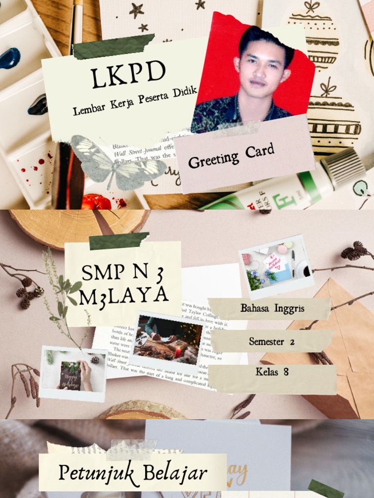 LKPD Desain Kartu Ucapan Kelas 8 | PDF