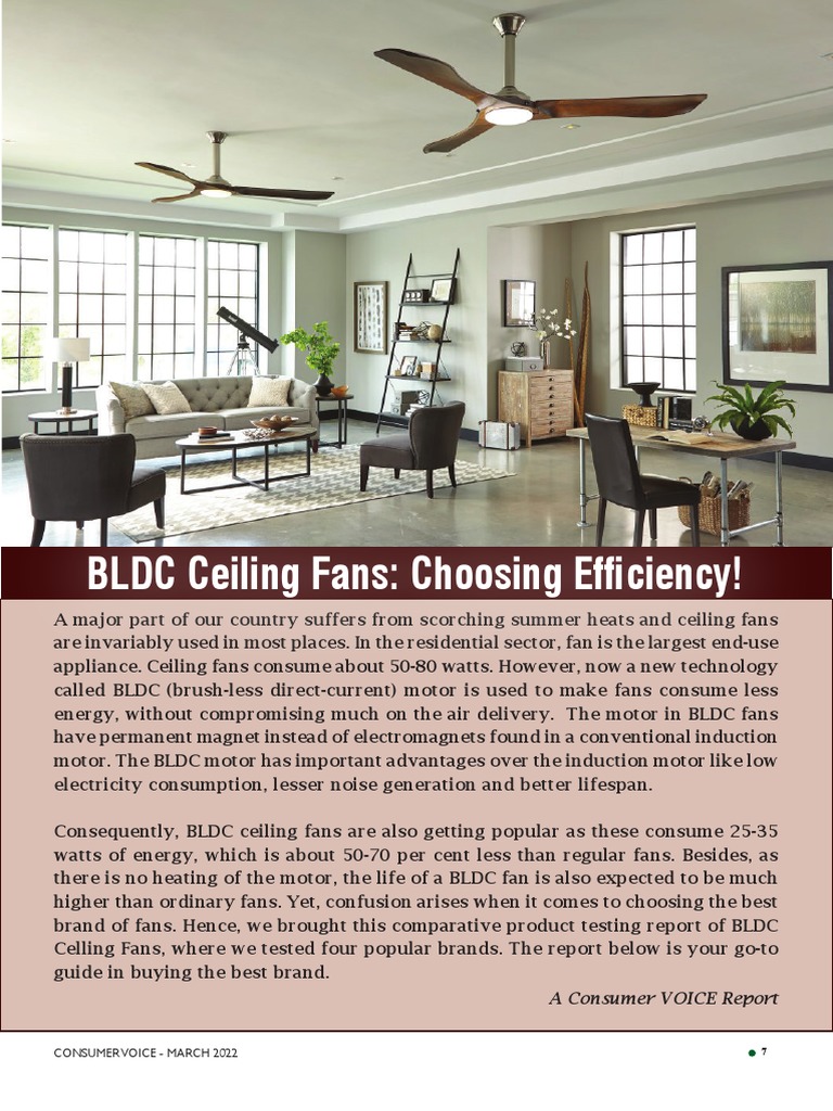 BLDC Ceiling Fans | PDF | Electric Motor | Voltage