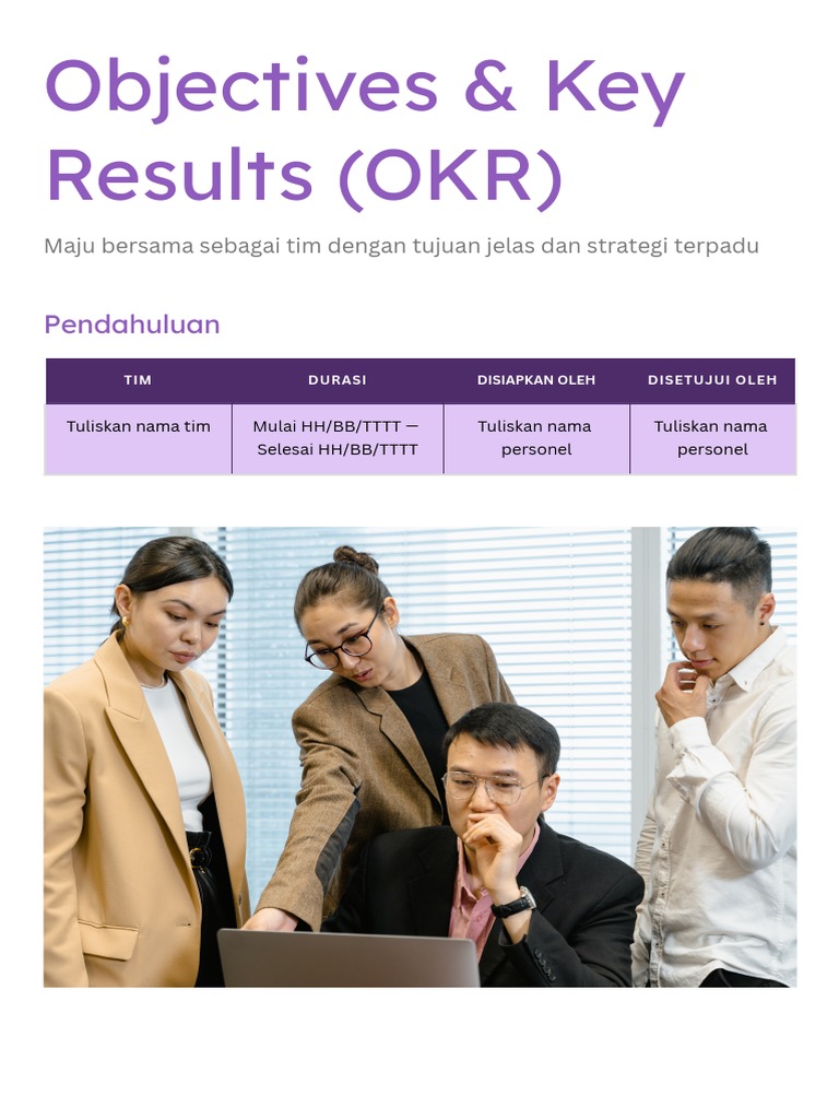 Rencana OKR Tim Vavender | PDF