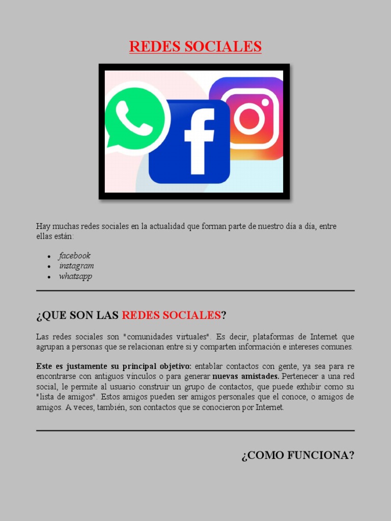 Introducción a las Redes Sociales | PDF | Servicio de redes sociales ...