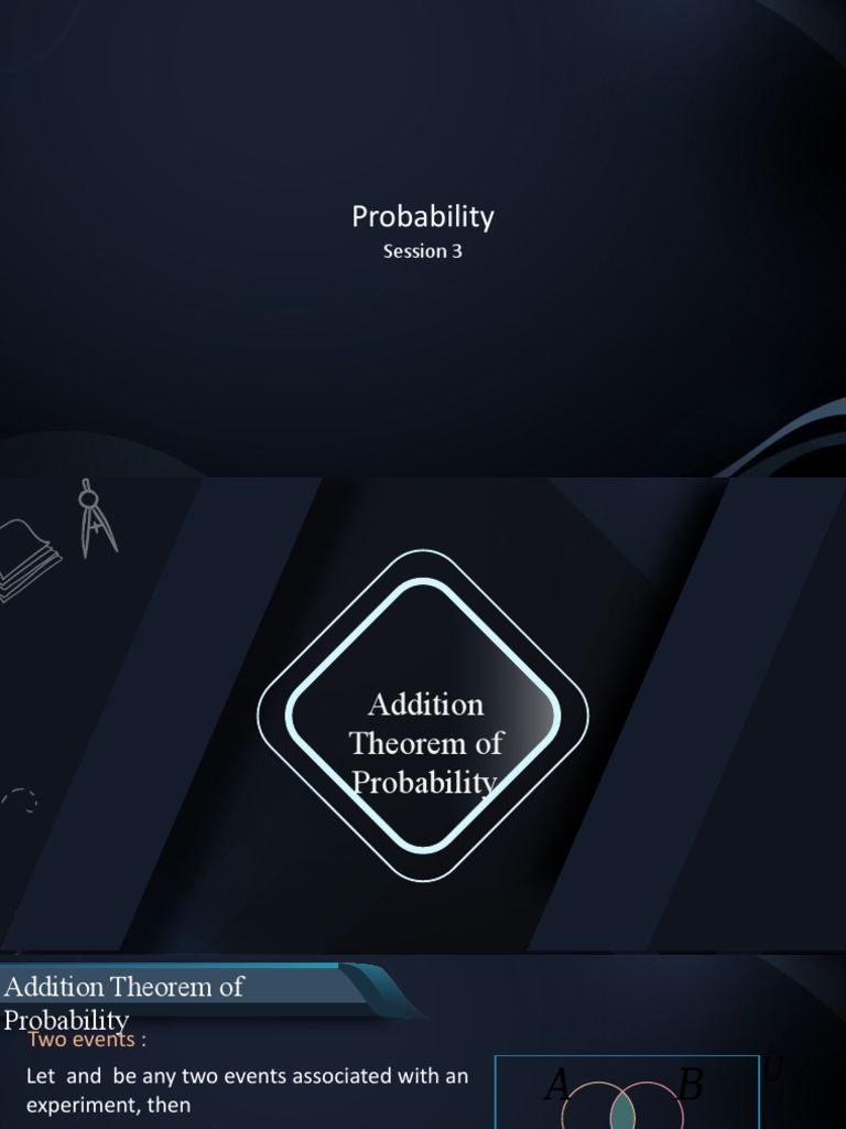 Probability S3 | PDF | Applied Mathematics | Statistical Theory