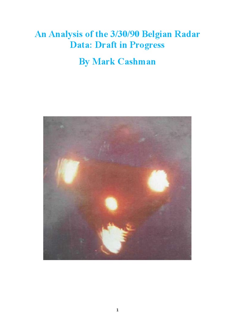 Mark Cashman - An Analysis of The Belgian Radar Data | PDF | Lift ...