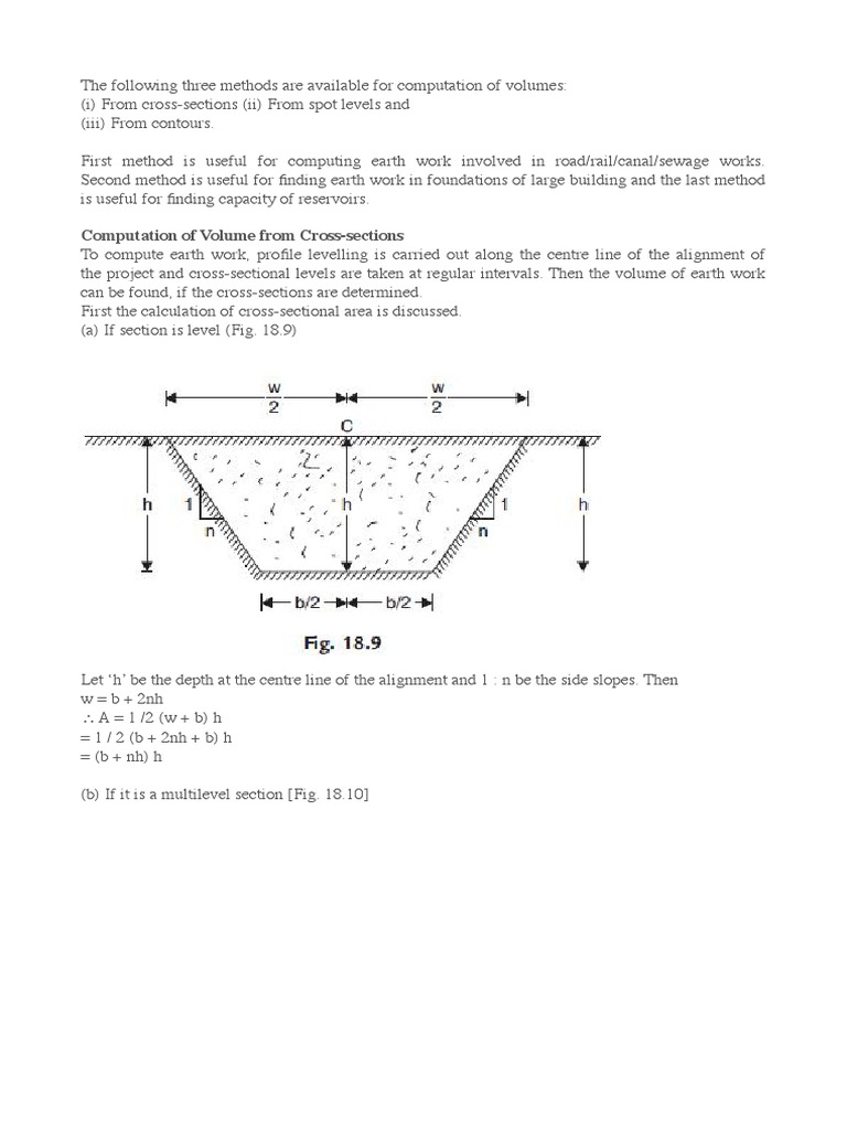 Notes On Volume Calculations | PDF | Area | Elementary Mathematics