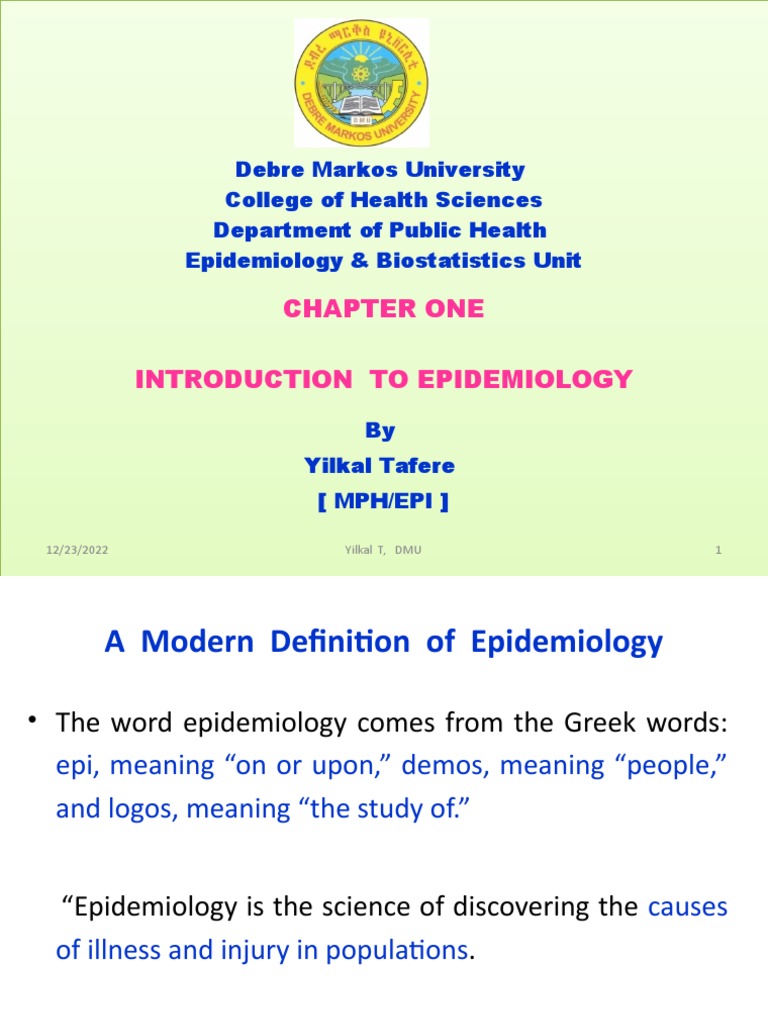 Epidemiology For MW | Download Free PDF | Epidemiology | Infection