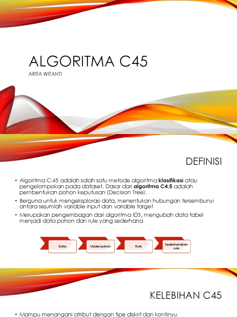 Algoritma C45 | PDF