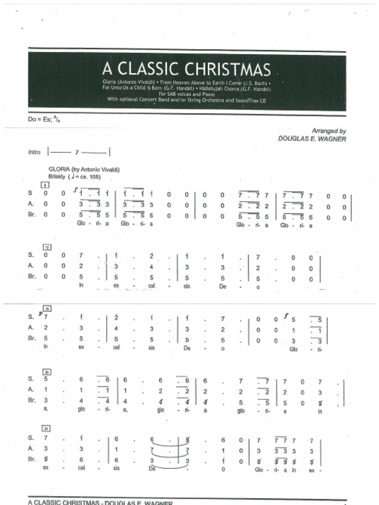 A Classic Christmas-SATB | PDF