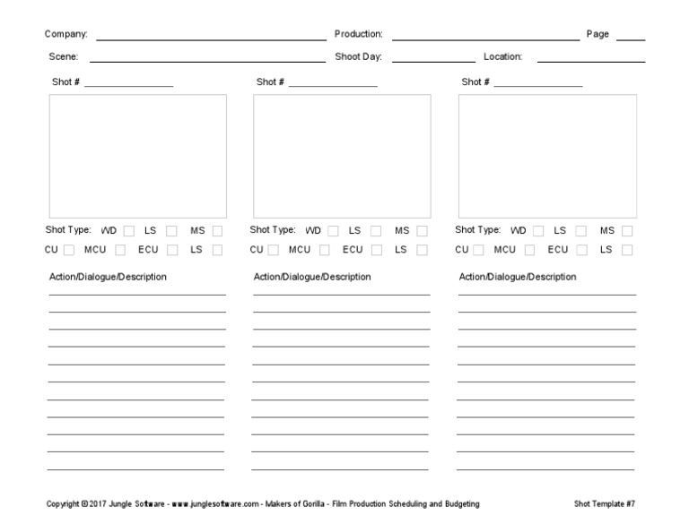 Storyboard Template 007 | PDF