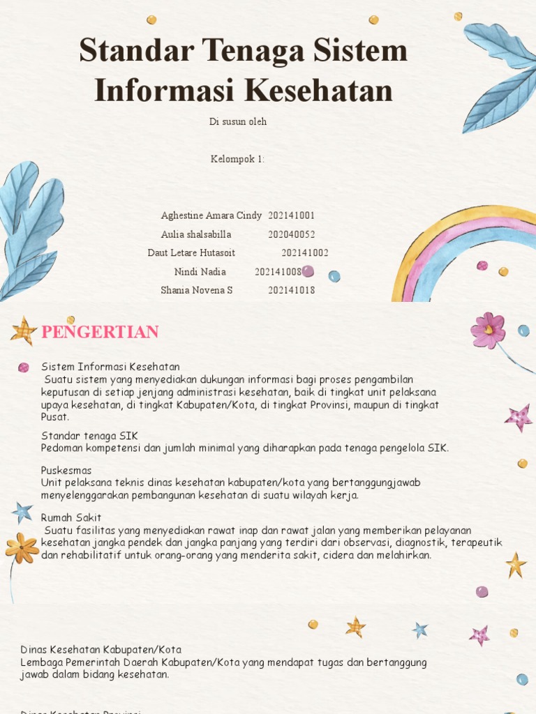 Standar Tenaga SIK Kel 1 | PDF | Ilmu Sosial