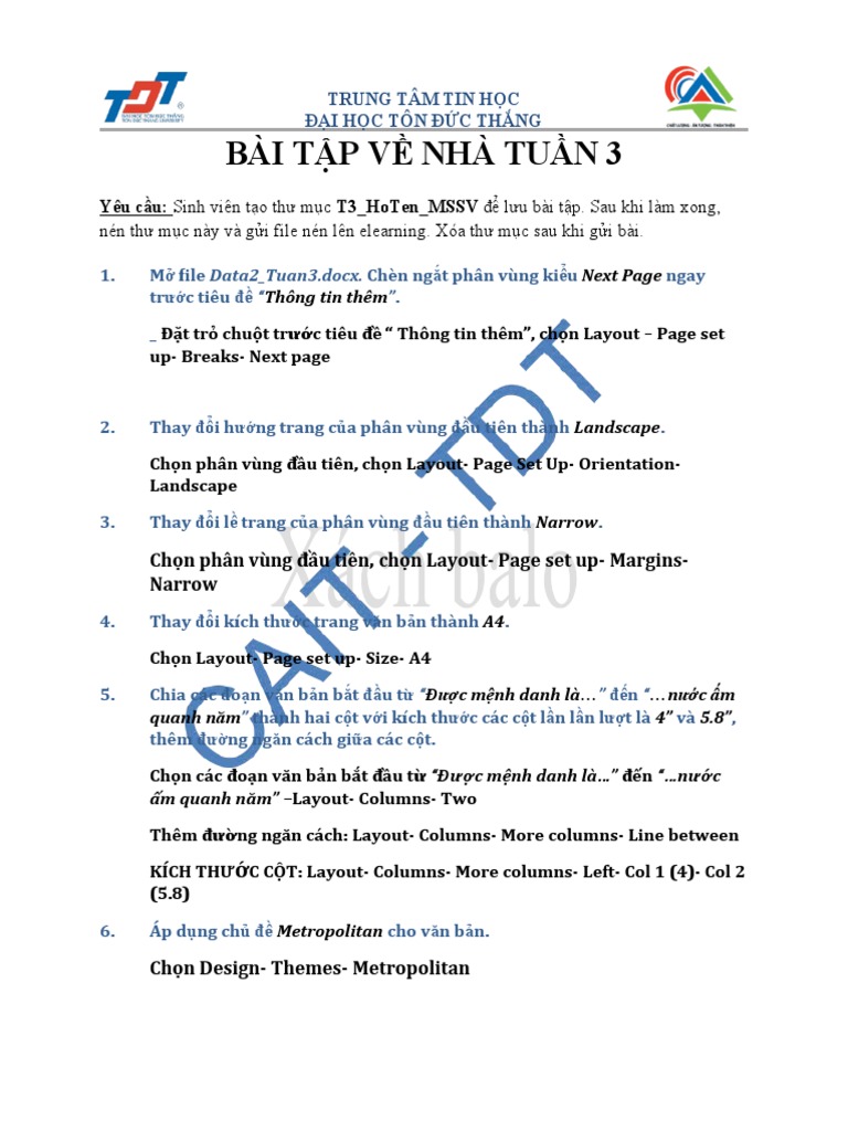 BTVN Tuần3 | PDF