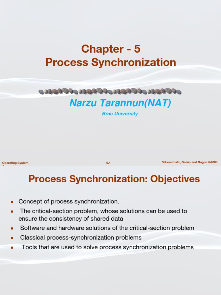 Cse321 5 Process Synchronization Pdf Operating System Technology Concurrency Computer
