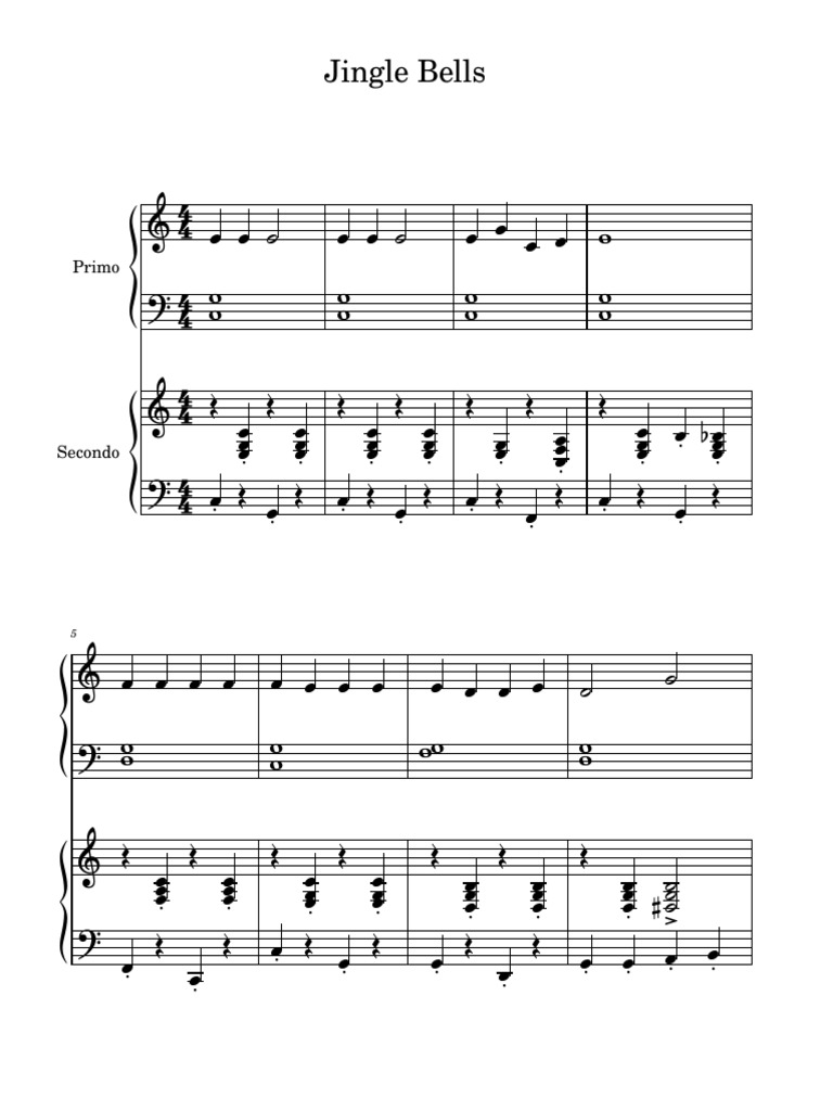 Jingle Bells - Duet | PDF
