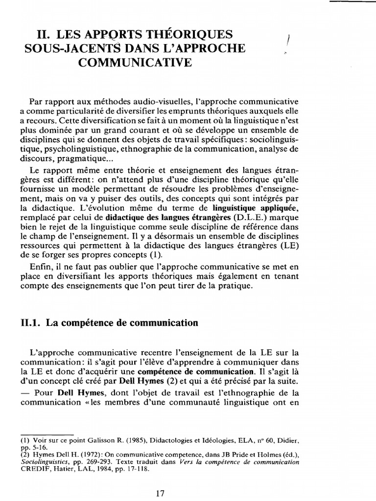 BERARD Approche Communicative 1991 | PDF | la communication | Linguistique