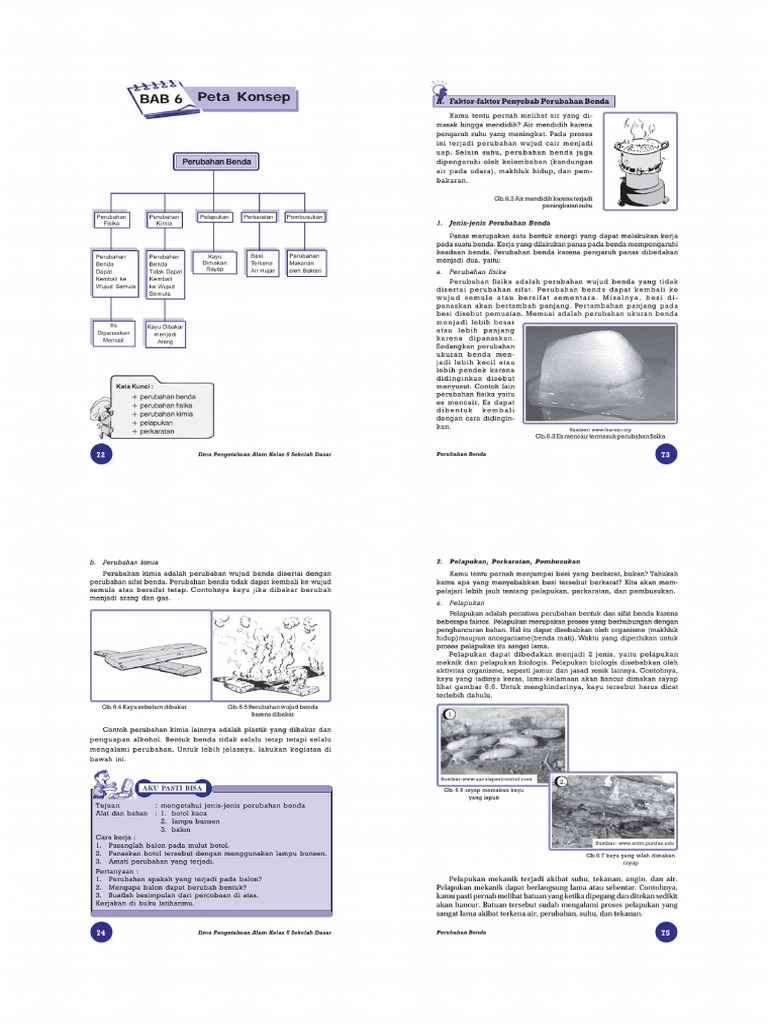 Gabungkan Beberapa Gambar-IPA SD-MI Kelas 6. Bab 6 | PDF