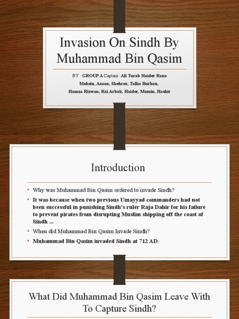 Invasion On Sindh by Muhammad Bin Qasim | PDF | Sindh