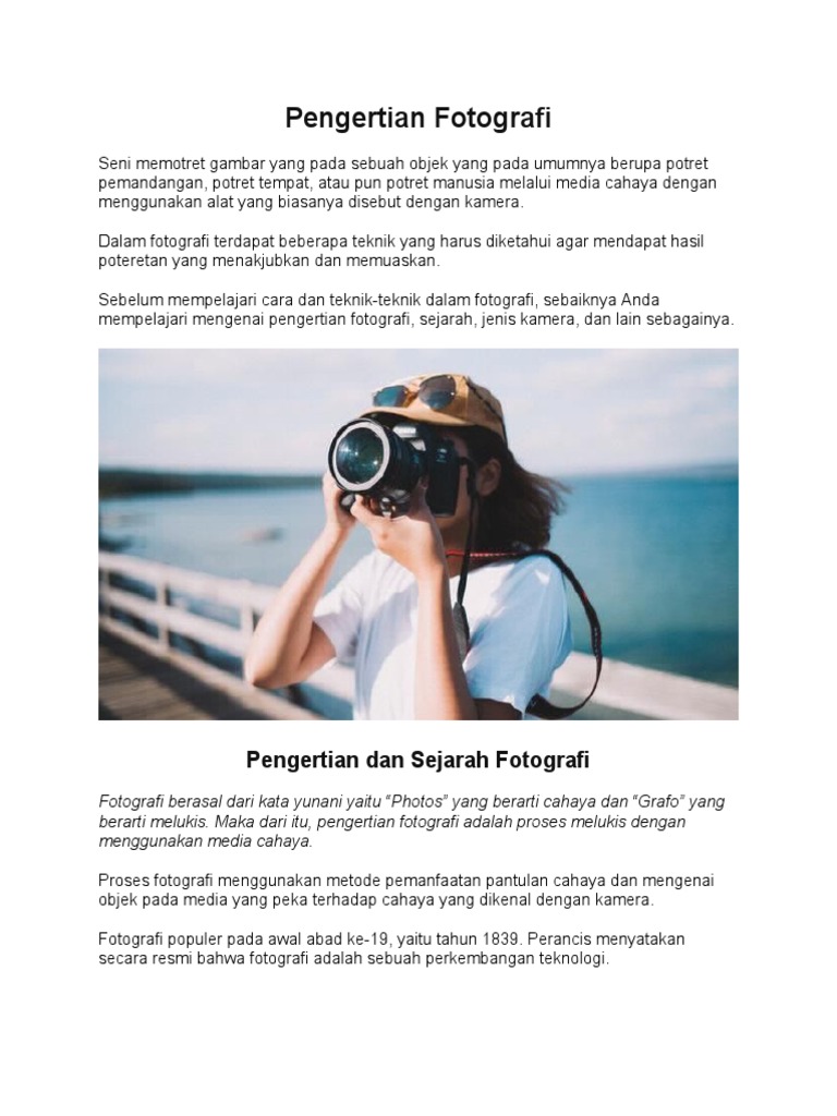Materi Fotografi | PDF