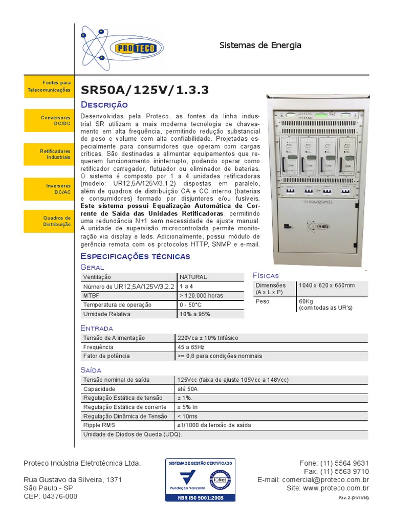Sr50a-125v-1 3 3 | PDF | Engenharia de Energia | Metrologia