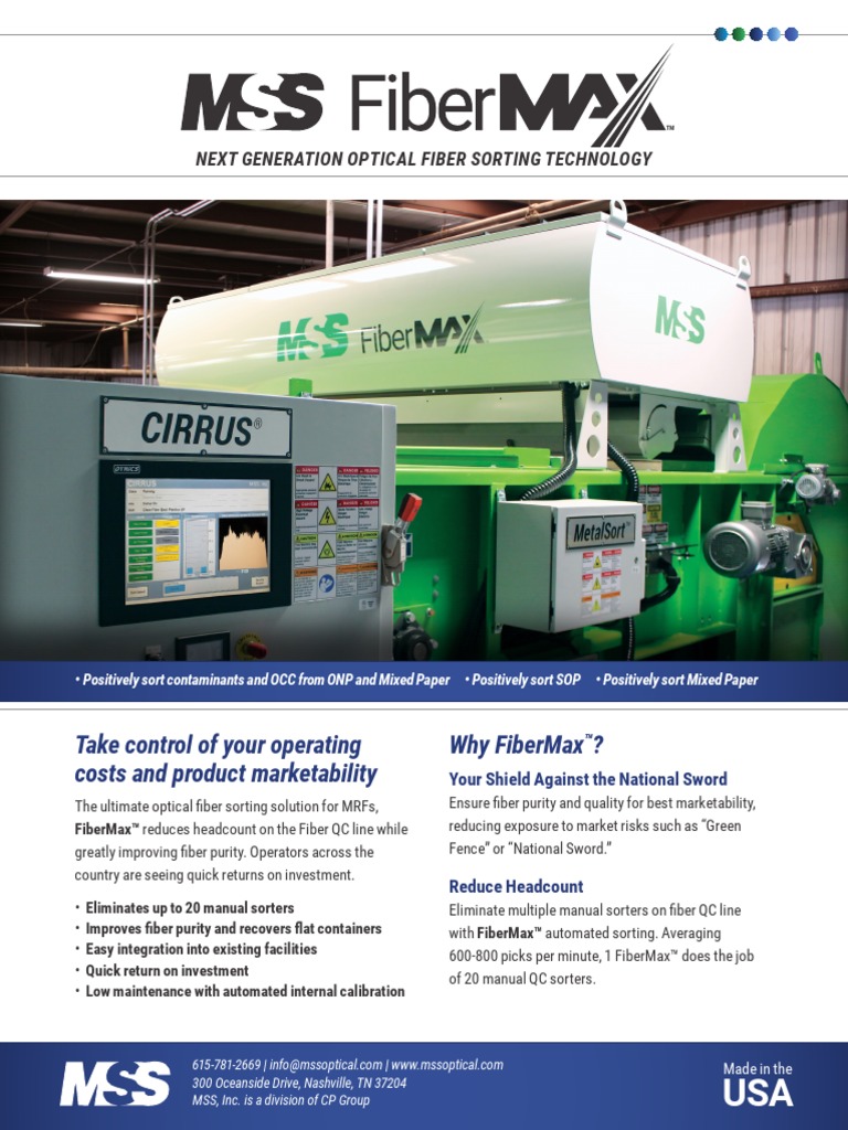 FiberMax Brochure | PDF | Optical Fiber | Touchscreen