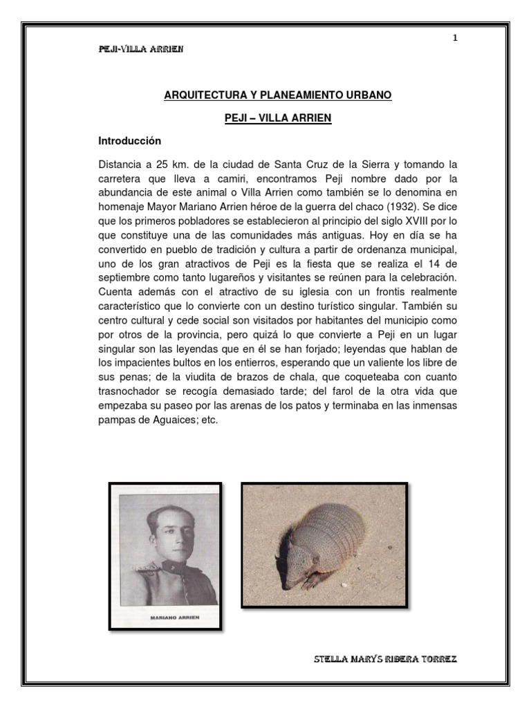 Significado y origen de Peji en Bolivia | PDF | Bolivia
