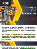 History of Civil Engineering Timeline | PDF | Social Science | Art