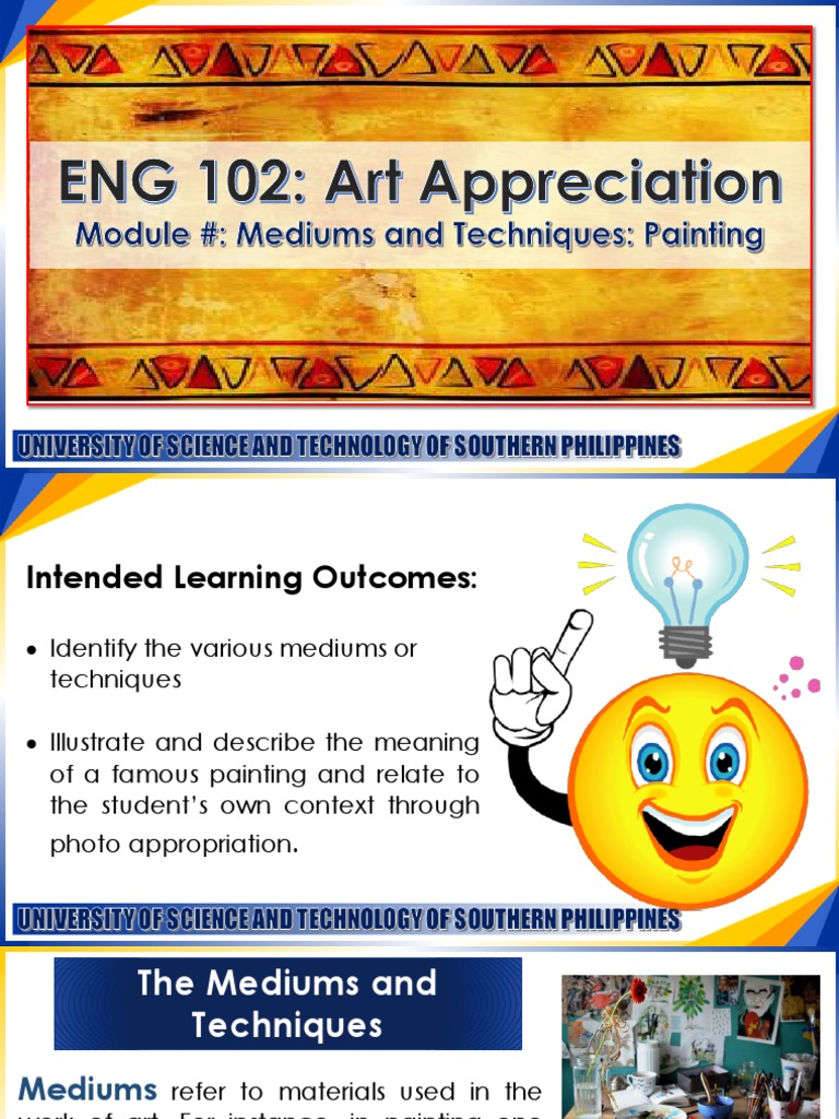 Mediums and Techniques (Painting) | PDF | Printmaking | Paintings