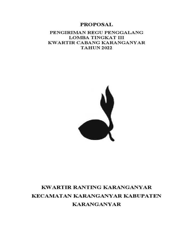 Proposal LT 3 Kwaran Karanganyar | PDF