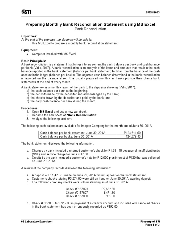06 Laboratory Exercise 1 | PDF | Banks | Deposit Account 06 Laboratory Exercise 1 | PDF | Banks | Deposit Account