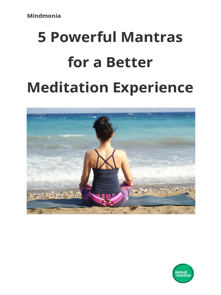 5 Powerful Mantras For A Better Meditation Experience | PDF | Mantra ...