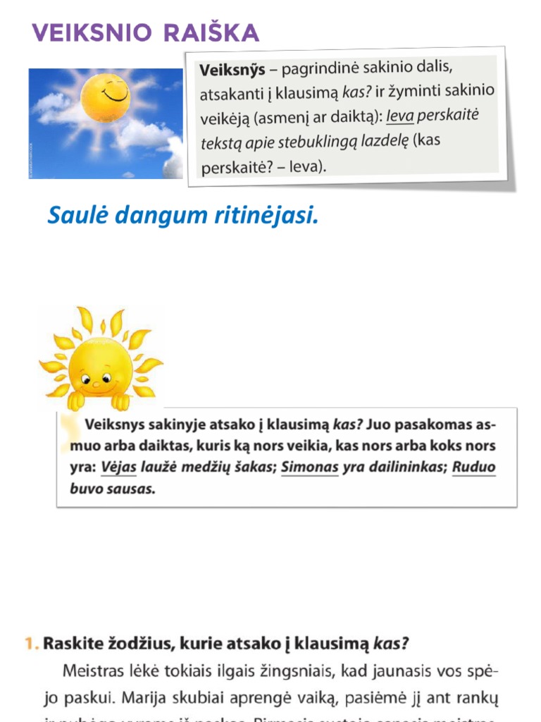 Veiksnys - Raiska | PDF