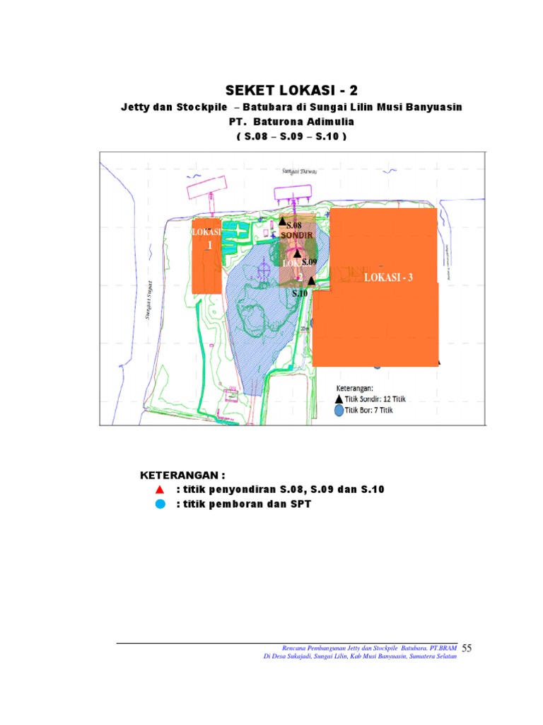 Jetty & Stockpile Plan for PT.BRAM | PDF