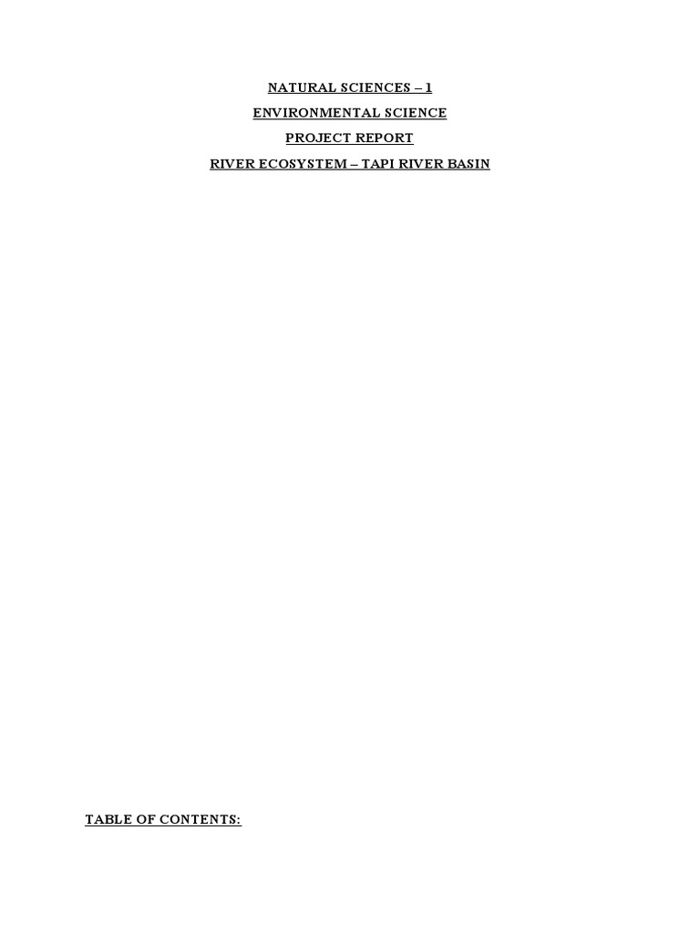 Evs Report | PDF | Ecosystem | Environmental Engineering