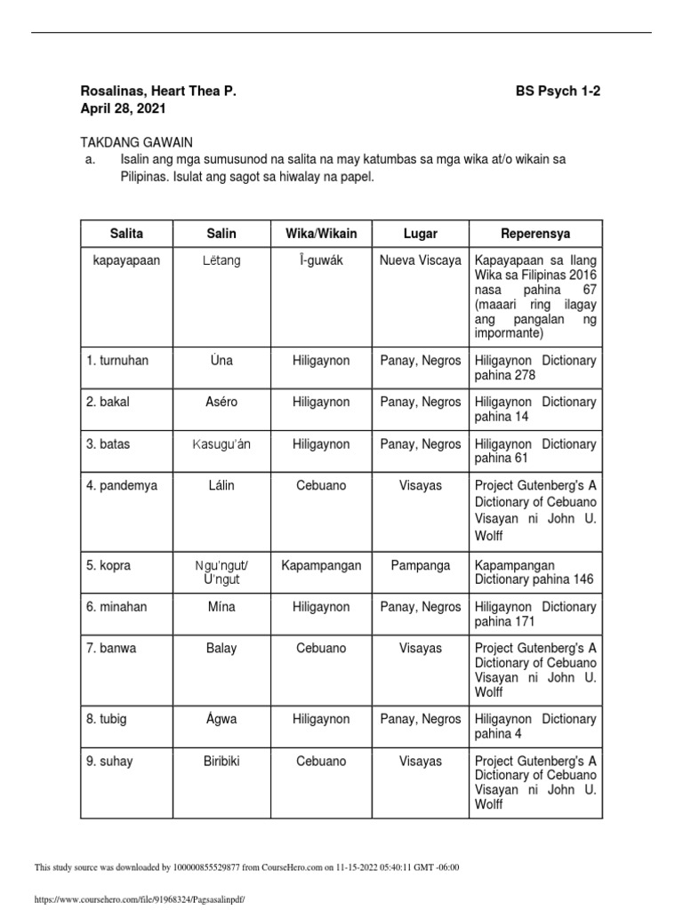 Pagsasalin PDF | PDF