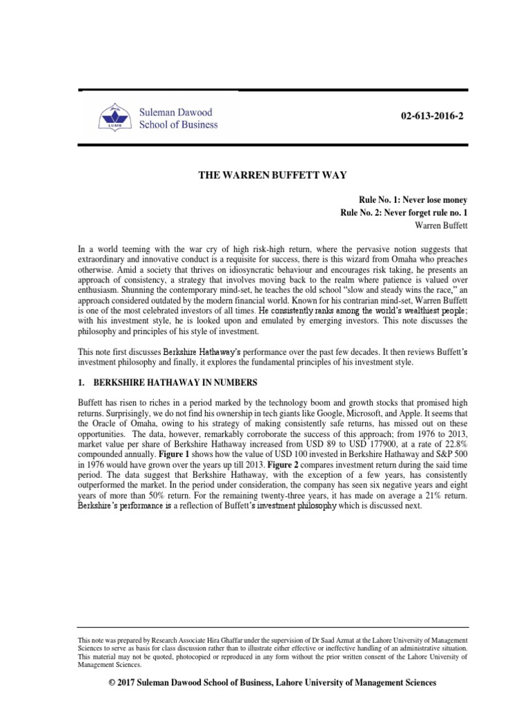 Case Study Investment | PDF | Investing | Book Value