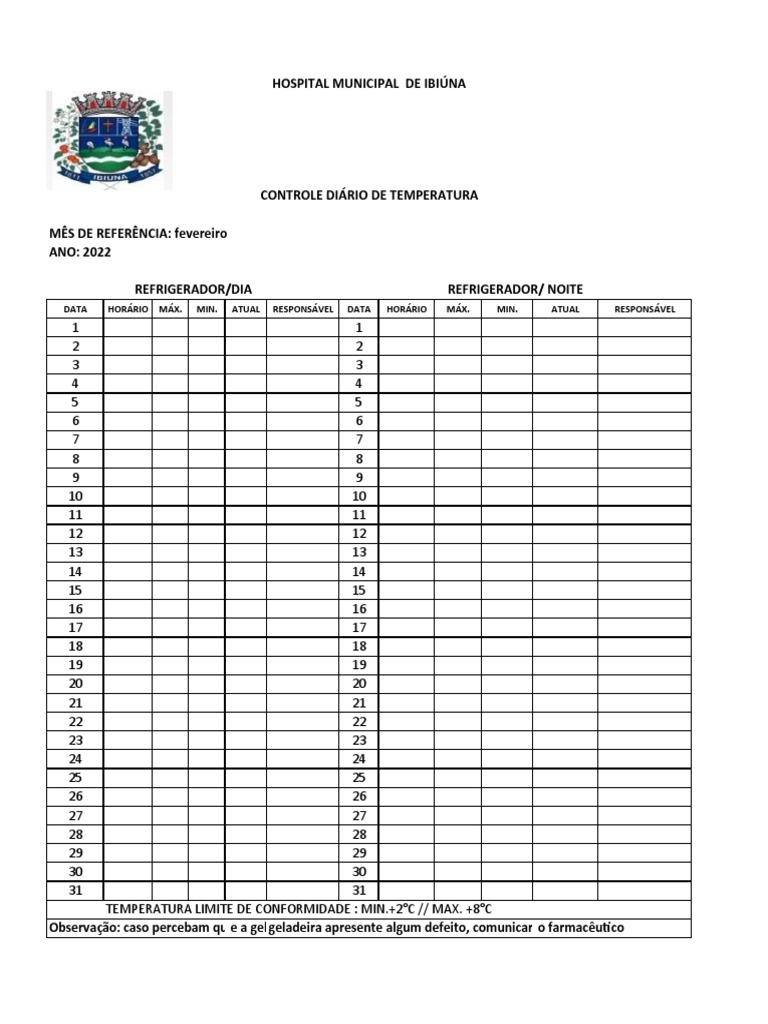 Controle De Temperatura Geladeira Pdf