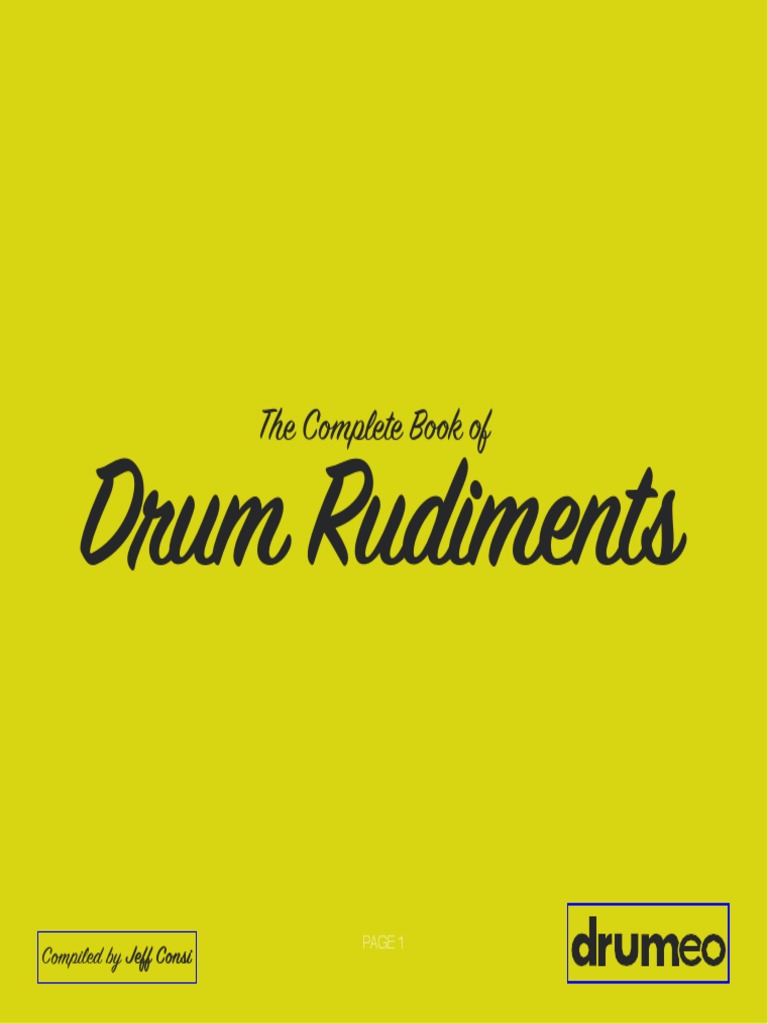 The Complete Book of Drum Rudiments | PDF