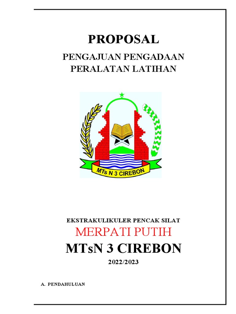 Proposal Peralatan Mts 2022 | PDF