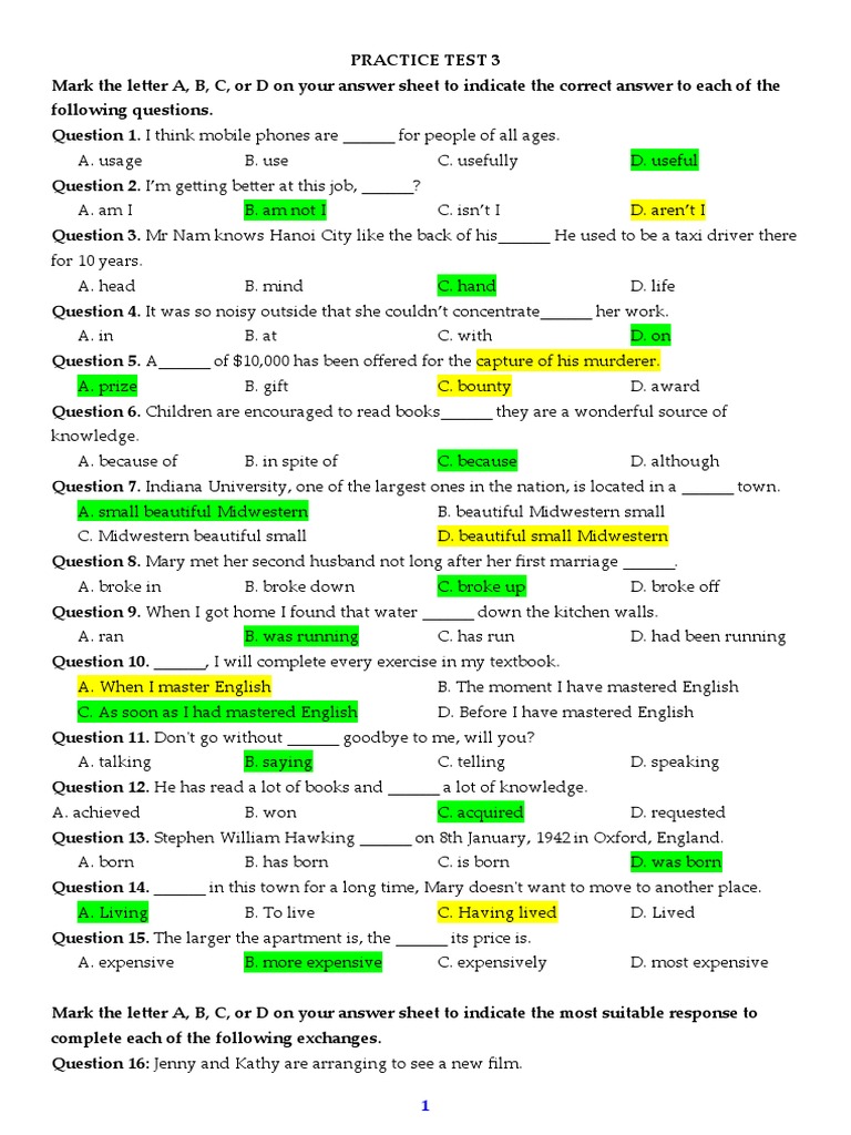 HW 11.10 - Practice Test 3 | PDF | Homeopathy | Health Care