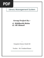 Synopsis of Library Management System | PDF | Relational Database ...