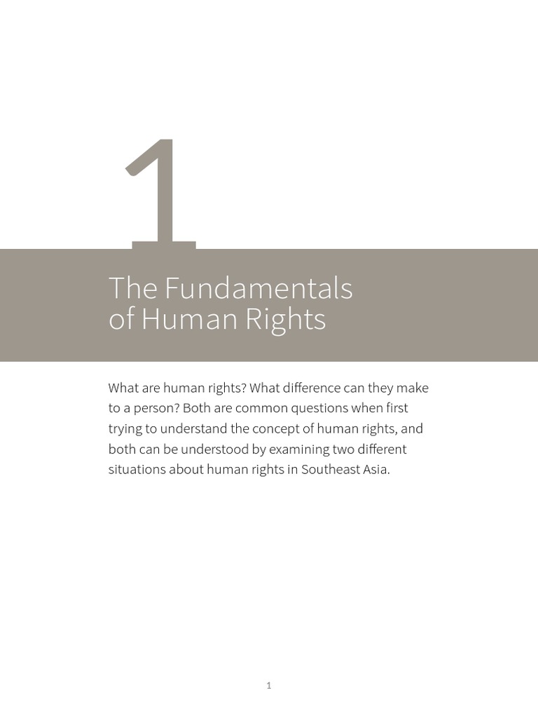 HR Textbook CH 1 Fundamentals Ed 1 | PDF | Human Rights | Rights