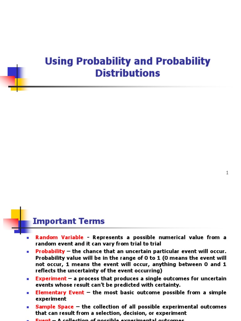 Advanced Statistics | PDF | Probability | Experiment
