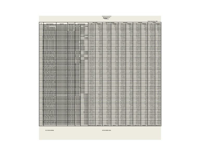 Oromia Insurance Monthly Bordereau Report | PDF | Insurance | Financial ...