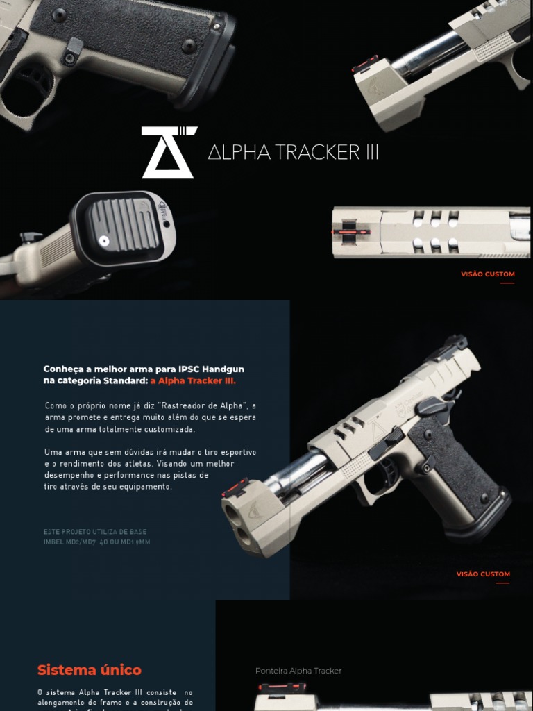 Alpha Tracker Apresentação | PDF | Balística | Armas de projétil